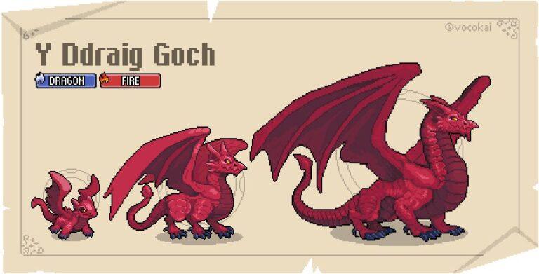 Y Ddraig Goch: A Unique Wales Dragon Story - Vocokai