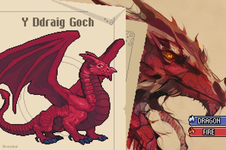 Y Ddraig Goch: A Unique Wales Dragon Story - Vocokai
